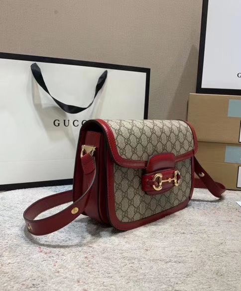Gucci 1955 Horsebit Bag Red - Replica Bags and Shoes online Store ...