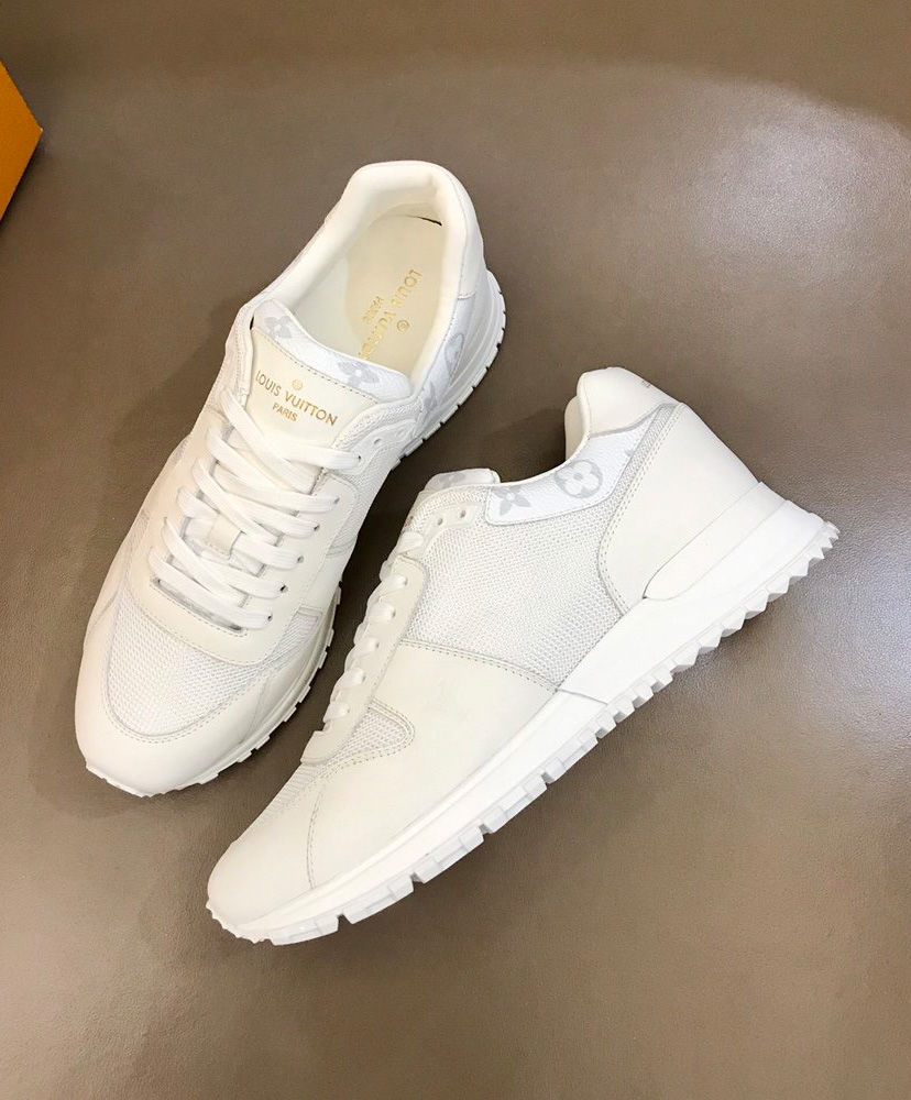Louis Vuitton Men's Run Away Sneaker White - AlimorLuxury