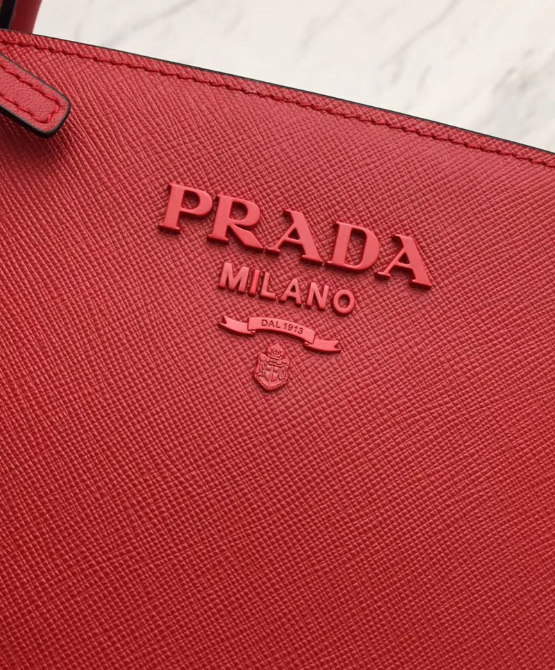 Prada Monochrome Bag Red - AlimorLuxury
