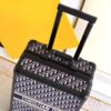 CHRISTIAN DIOR OBLIQUE TROLLEY DIORTRAVEL SUITCASE - AlimorLuxury