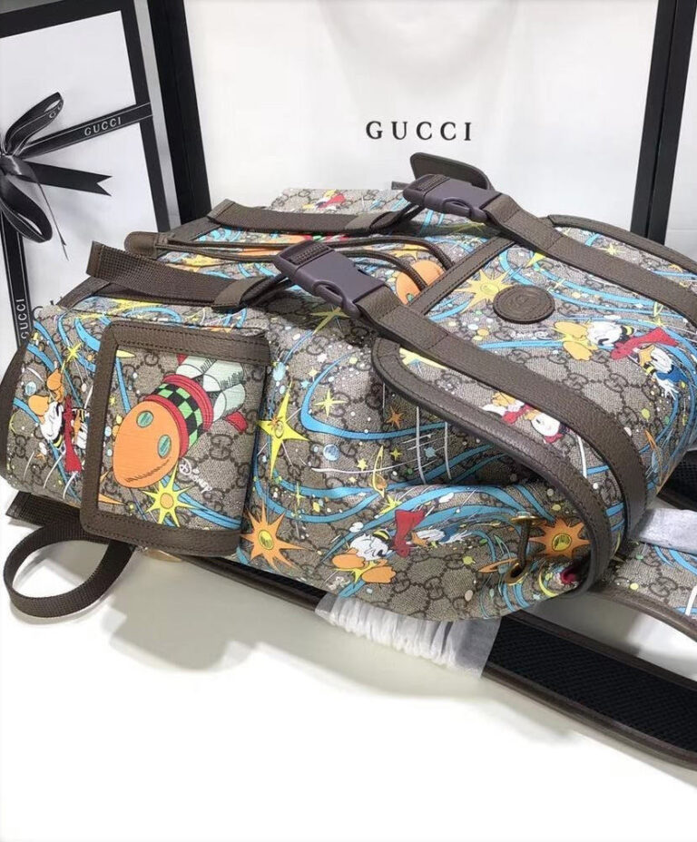 Gucci x Disney medium backpack Dark Coffee - AlimorLuxury
