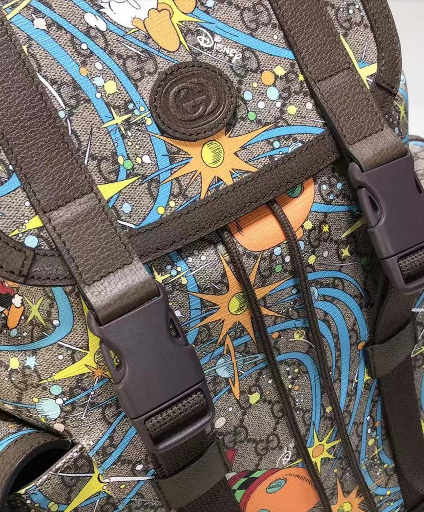 Gucci x Disney medium backpack Dark Coffee - AlimorLuxury