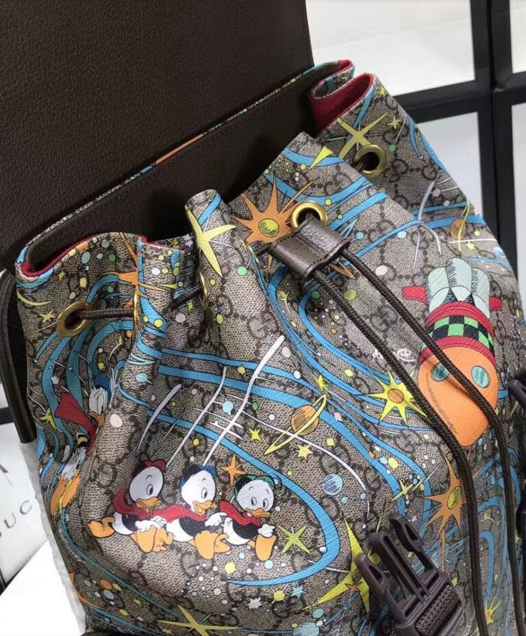 Gucci x Disney medium backpack Dark Coffee - AlimorLuxury