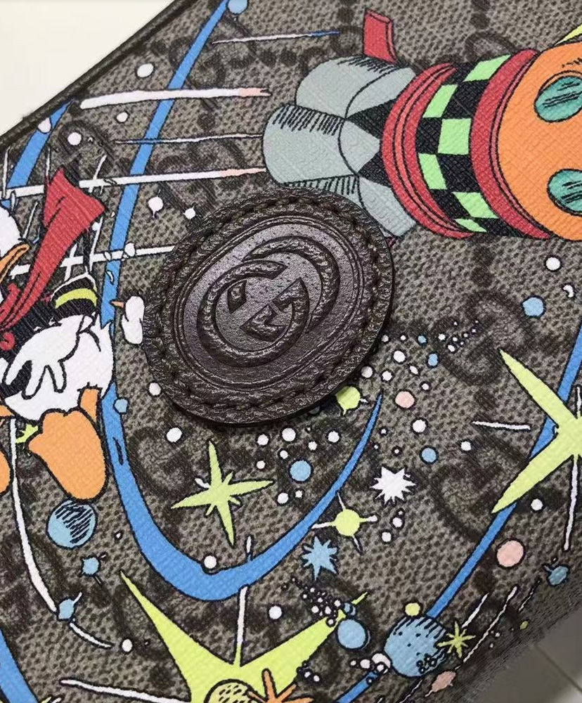 Gucci x Disney Donald Duck mini shoulder bag Dark Coffee - Replica Bags ...