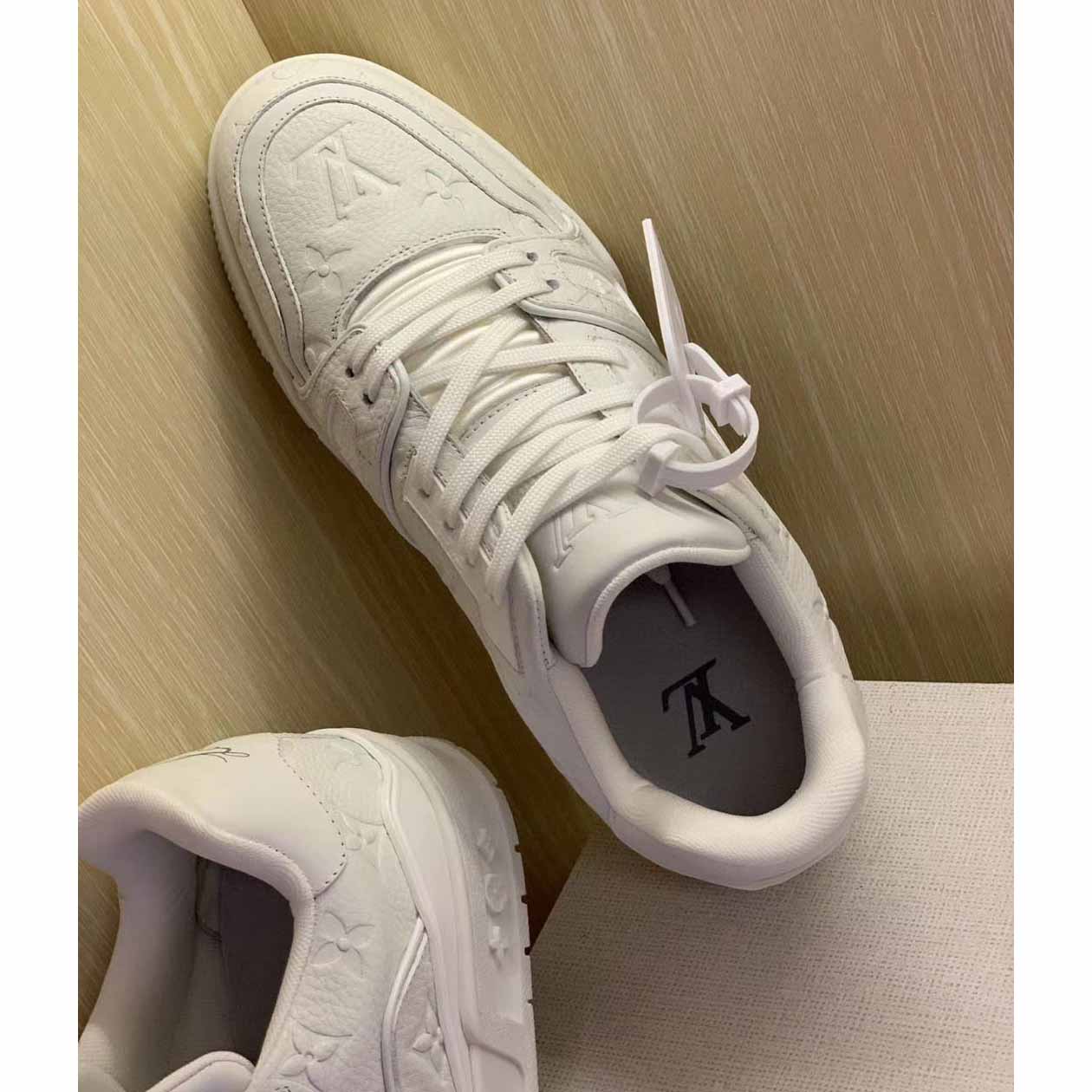 LV Trainer Sneaker White - AlimorLuxury