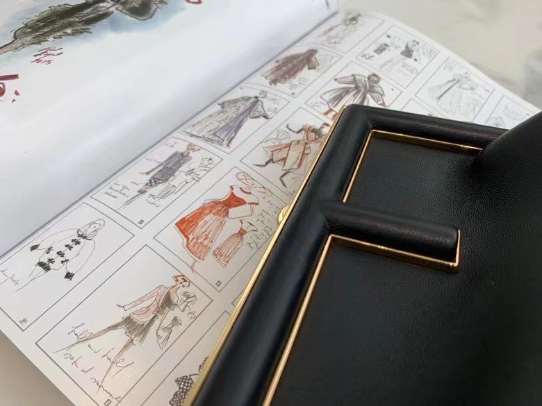 Fendi First Small Black leather Purse - AlimorLuxury