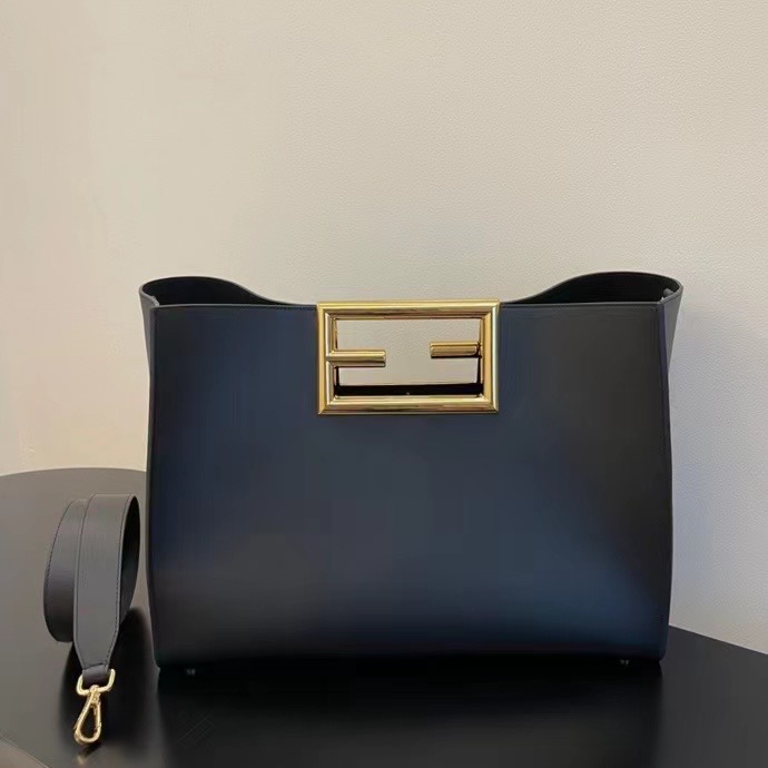Fendi First Small Black leather Purse - AlimorLuxury