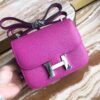 Hermes Purple Constance Mini 18 bag - AlimorLuxury