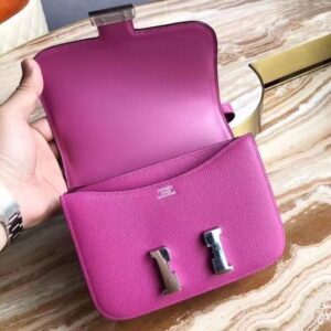 Hermes Purple Constance Mini 18 bag - AlimorLuxury