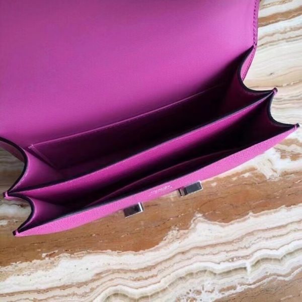 Hermes Purple Constance Mini 18 bag - AlimorLuxury