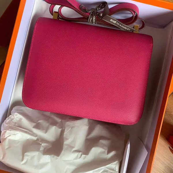 Hermes Purple Constance Mini 18 bag - AlimorLuxury