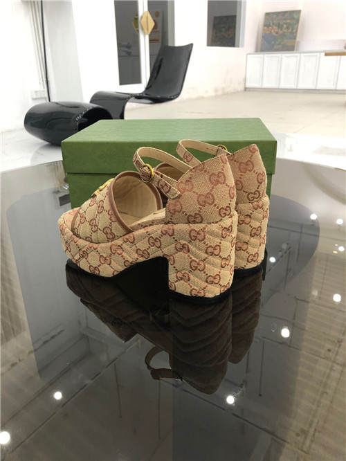 Gucci Platform High Heel Sandals - Replica Bags and Shoes online Store ...