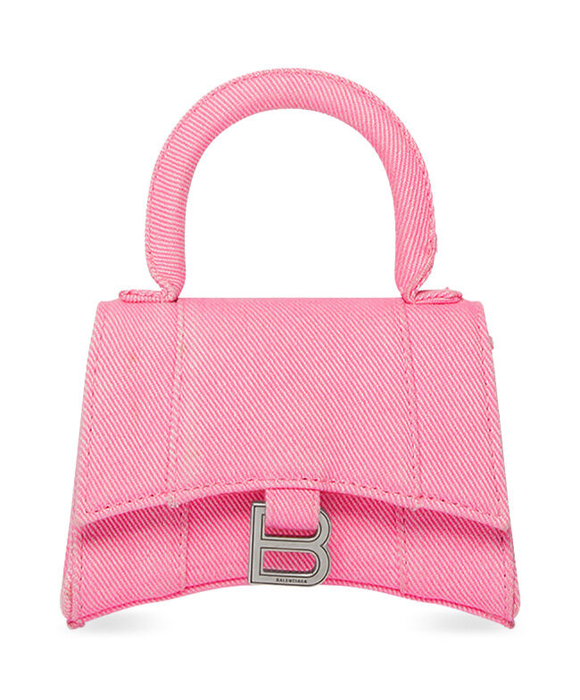 Balenciaga Hourglass Mini Tote Bag Pink - Replica Bags and Shoes online ...