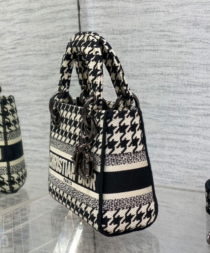 Christian Dior Mini Lady D-Lite Bag Black - AlimorLuxury