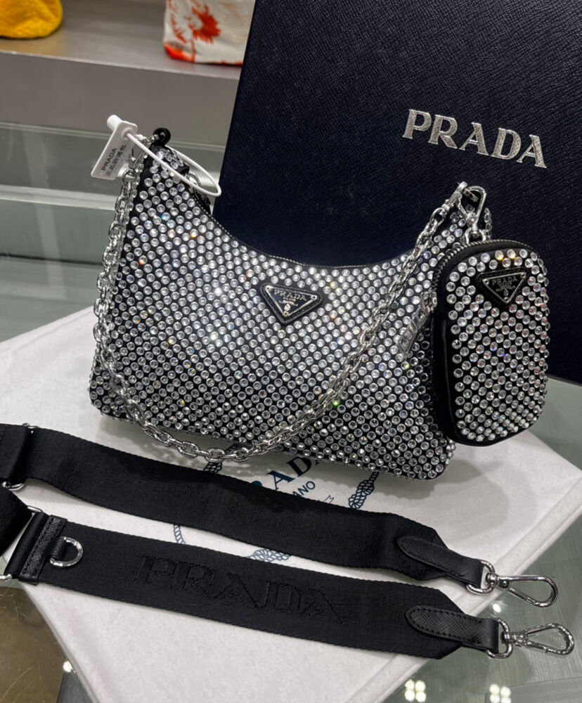Prada Re-Edition 2005 Duchess Bag Black - Replica Bags and Shoes online ...