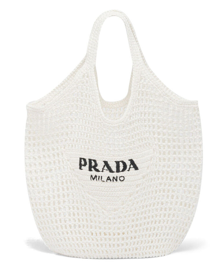 Prada Raffia Tote Bag - AlimorLuxury
