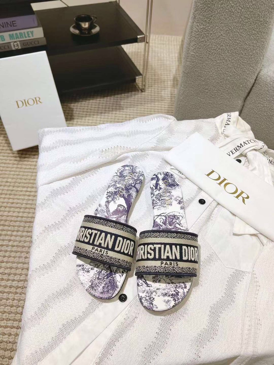 Dior Sandal Slipper Logo 3D 2023 - Replica Bags and Shoes online Store - AlimorLuxury