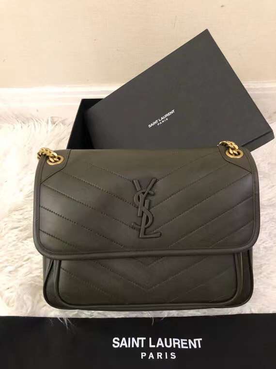 Saint Laurent Niki Leather Bags 28cm 498894 - Replica Bags and Shoes online Store - AlimorLuxury