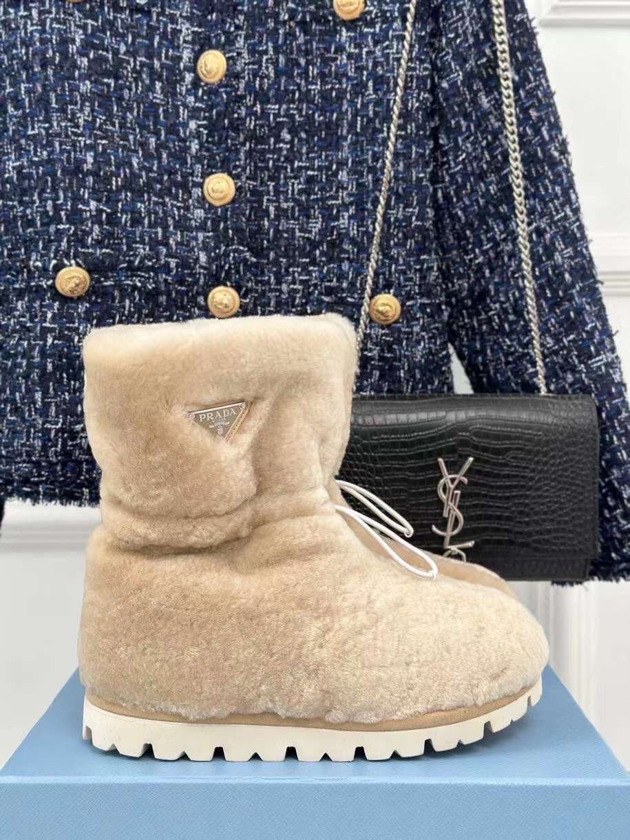 Prada Suede Snow Women's Boots - Replica Bags and Shoes online Store ...