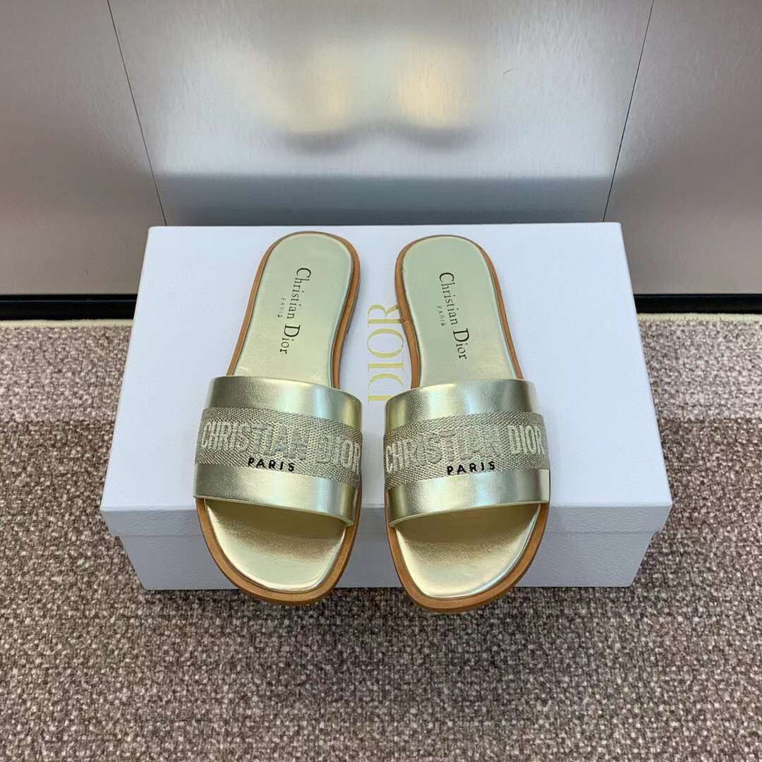 Dior Dway Logo Women's Slides - Replica Bags and Shoes online Store ...