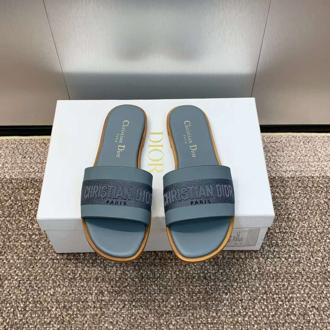 Dior Dway Logo Women's Slides - Replica Bags and Shoes online Store ...