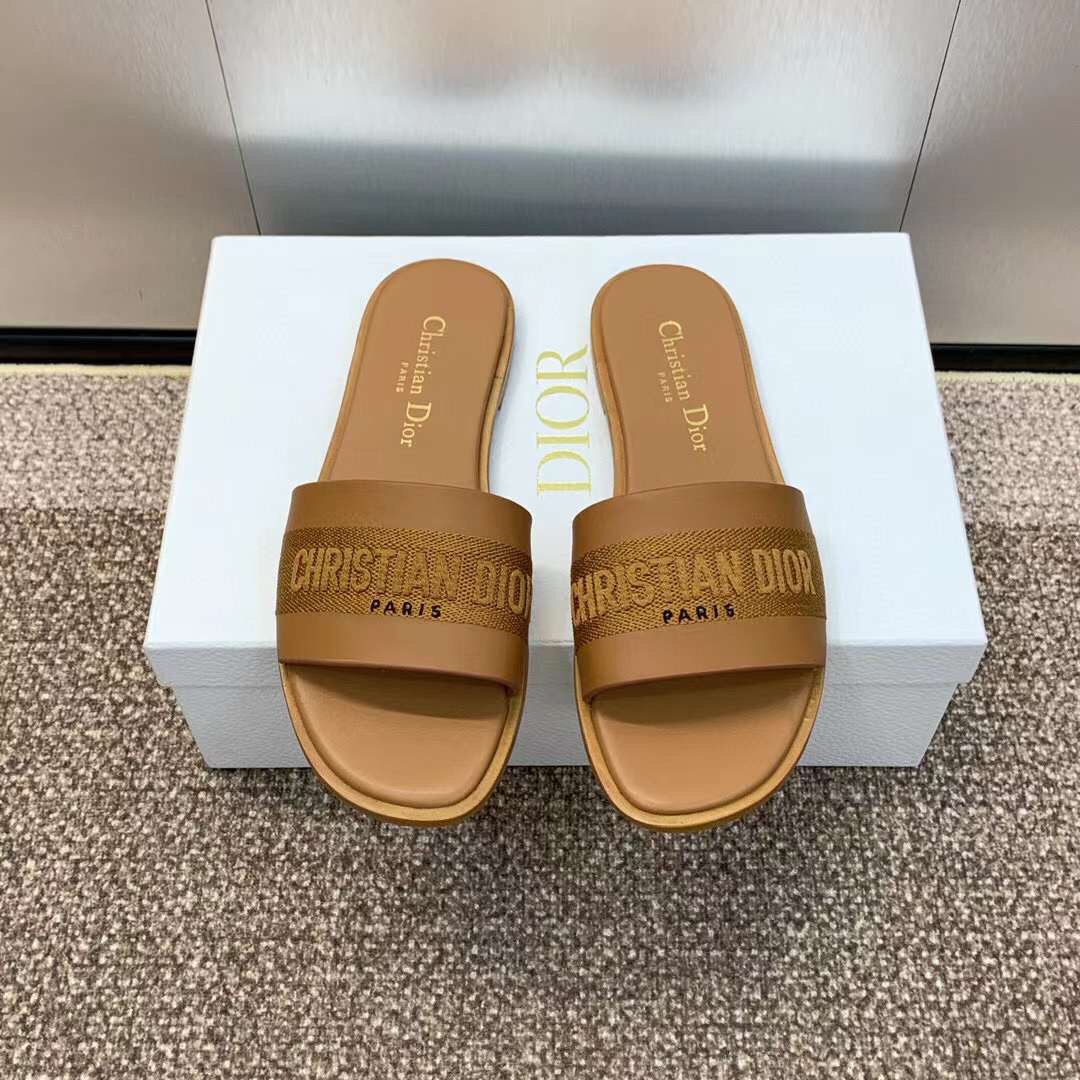 Dior Dway Logo Women's Slides - Replica Bags and Shoes online Store ...