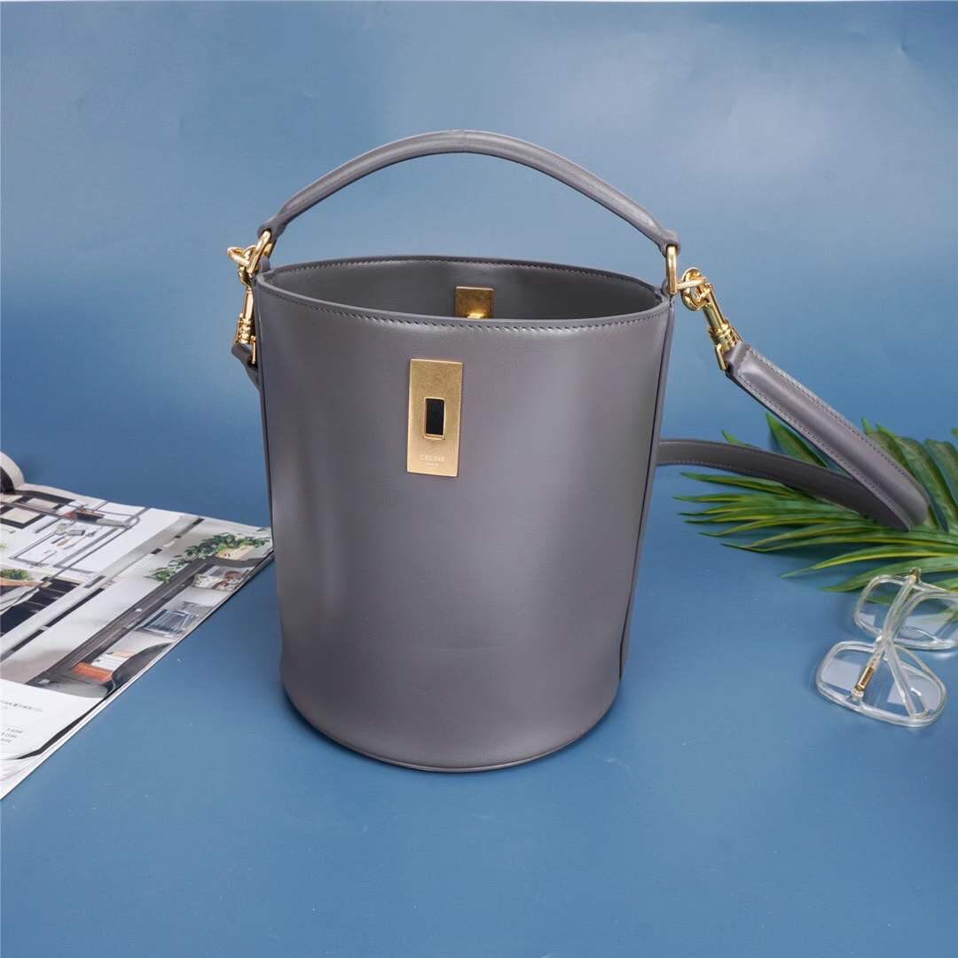 Celine Buckets 16 Small Handle Leather Bags 059 - Replica Bags and ...
