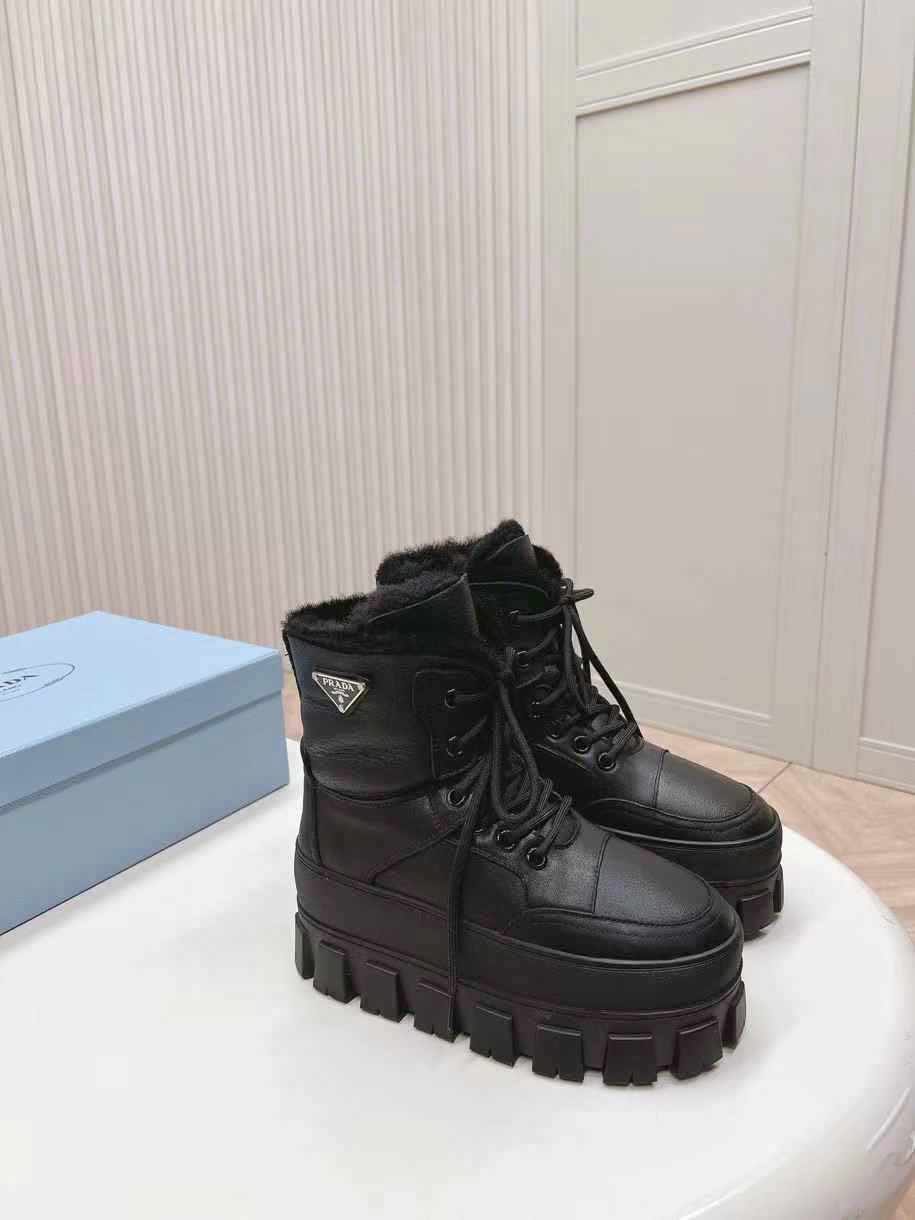 Prada Vintage Snow Ankle Boots - Replica Bags and Shoes online Store ...